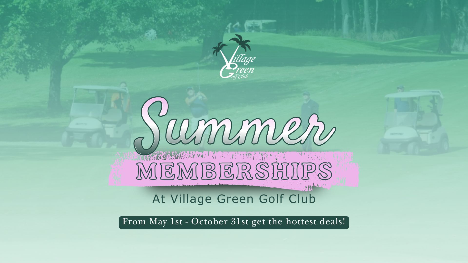 Summer Memberships - Village Green Golf Club of Sarasota